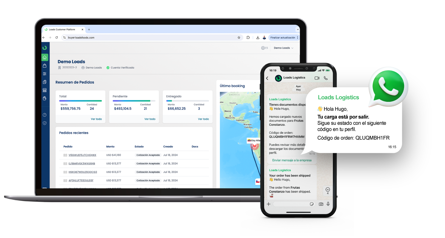 Cotiza logística con Loads